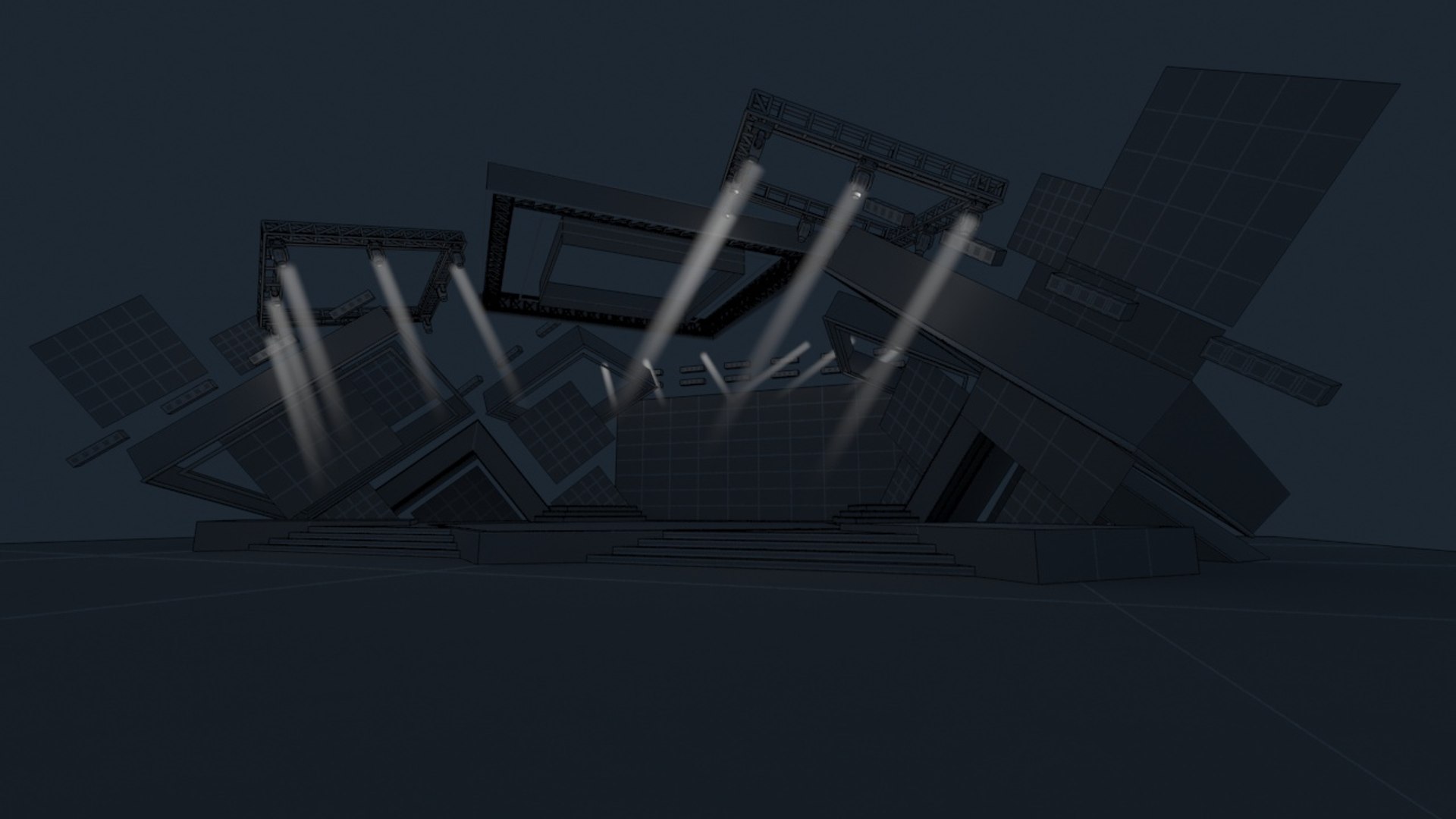 Mega Stage 3 3D Model - TurboSquid 2113548