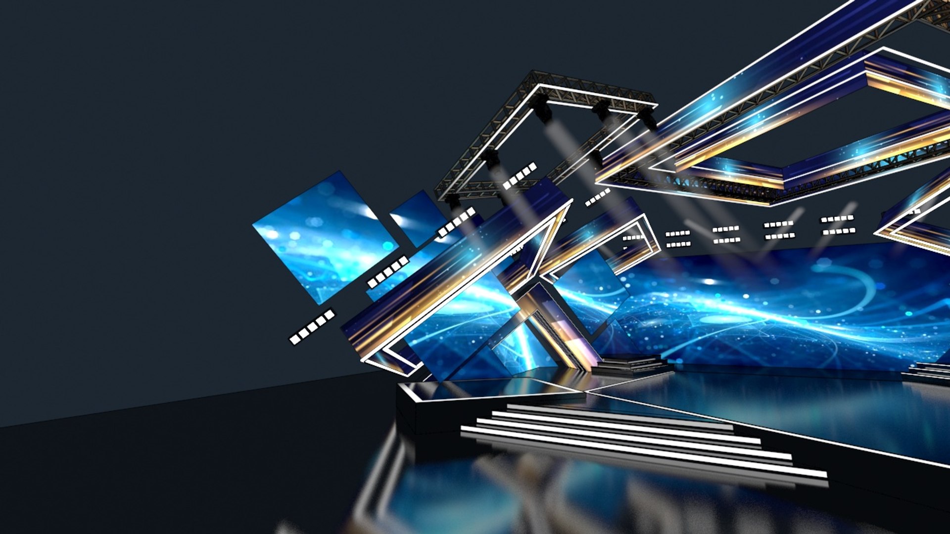 Mega Stage 3 3D Model - TurboSquid 2113548