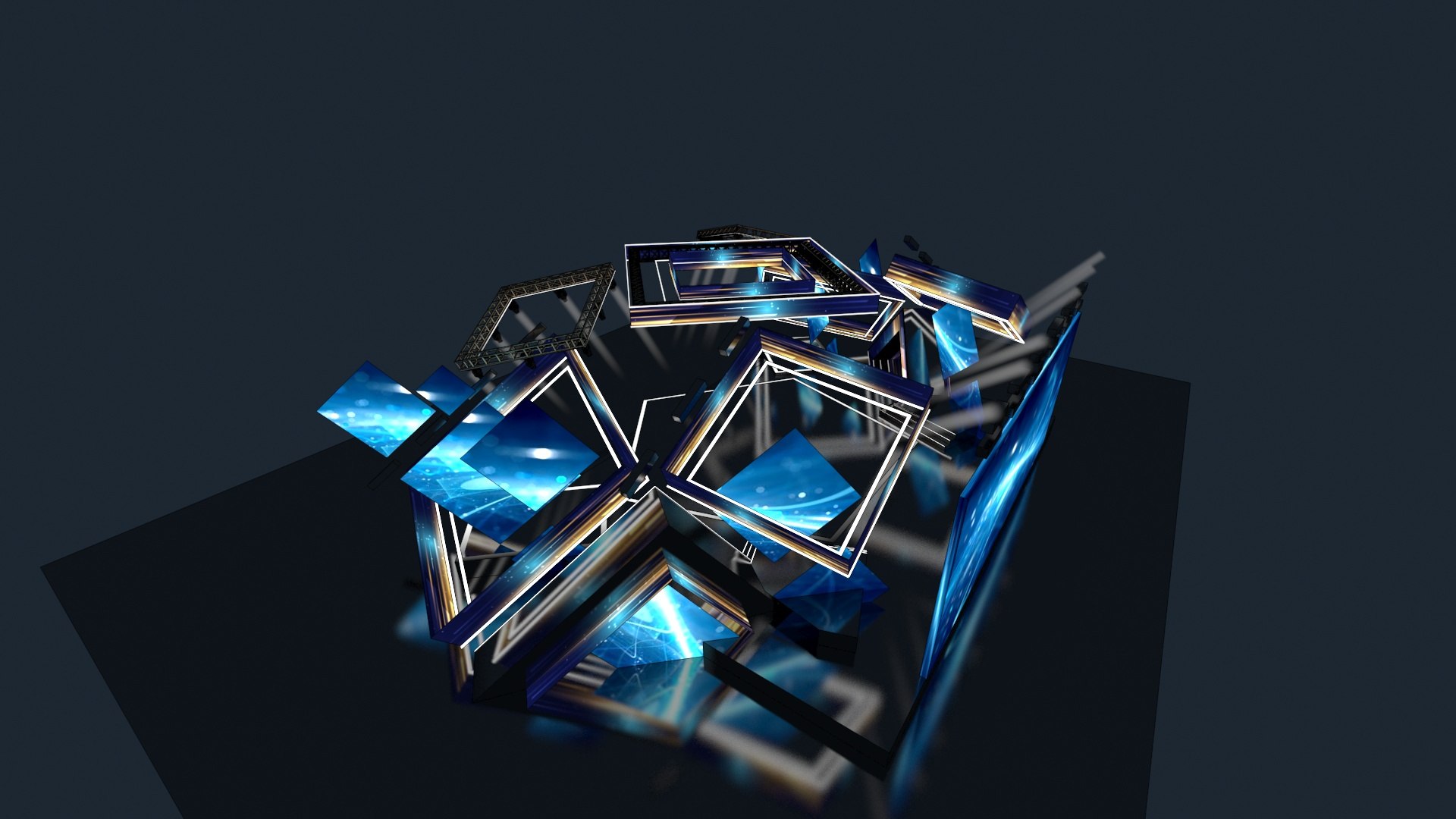 Mega Stage 3 3D Model - TurboSquid 2113548