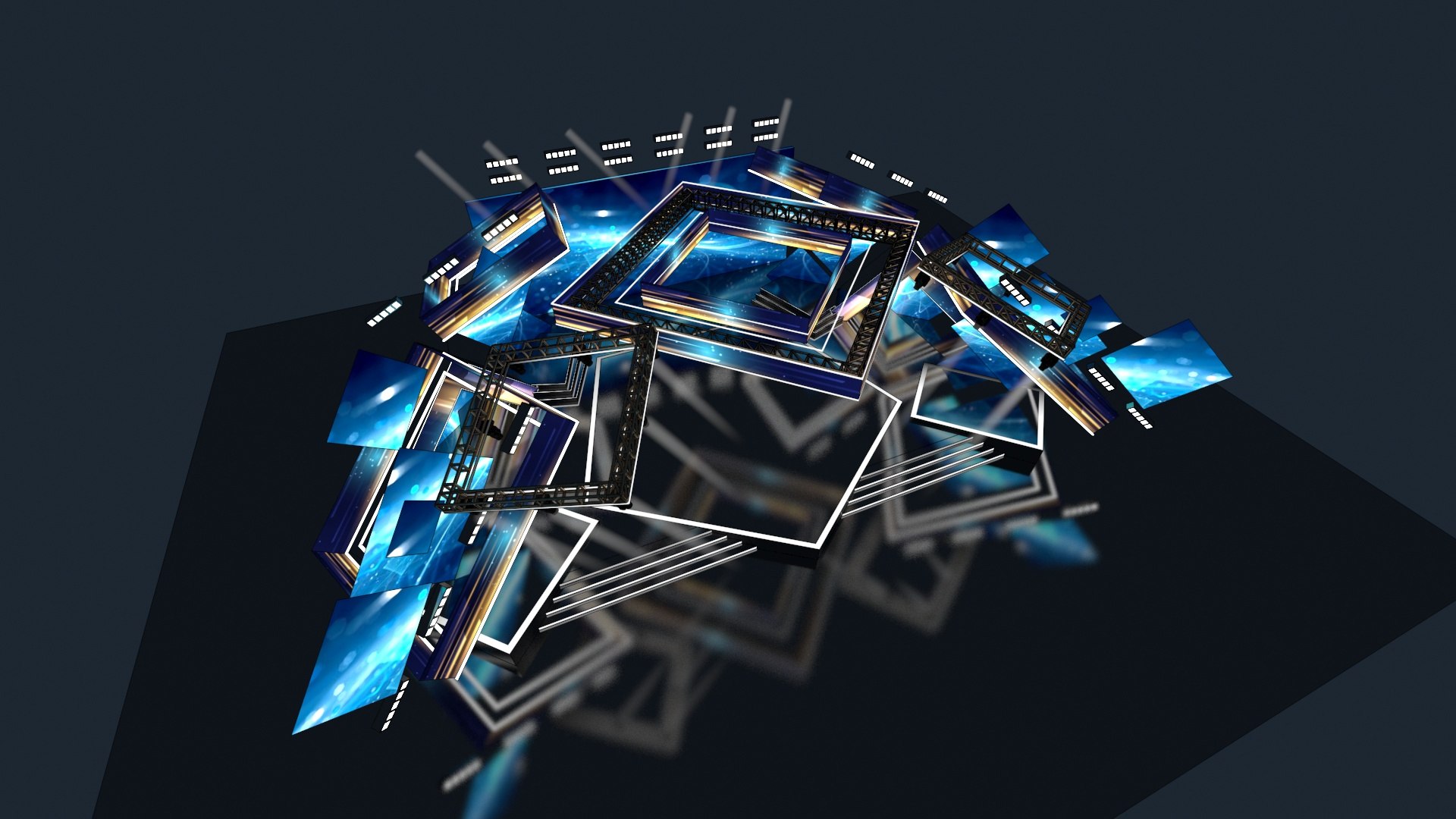 Mega Stage 3 3D Model - TurboSquid 2113548