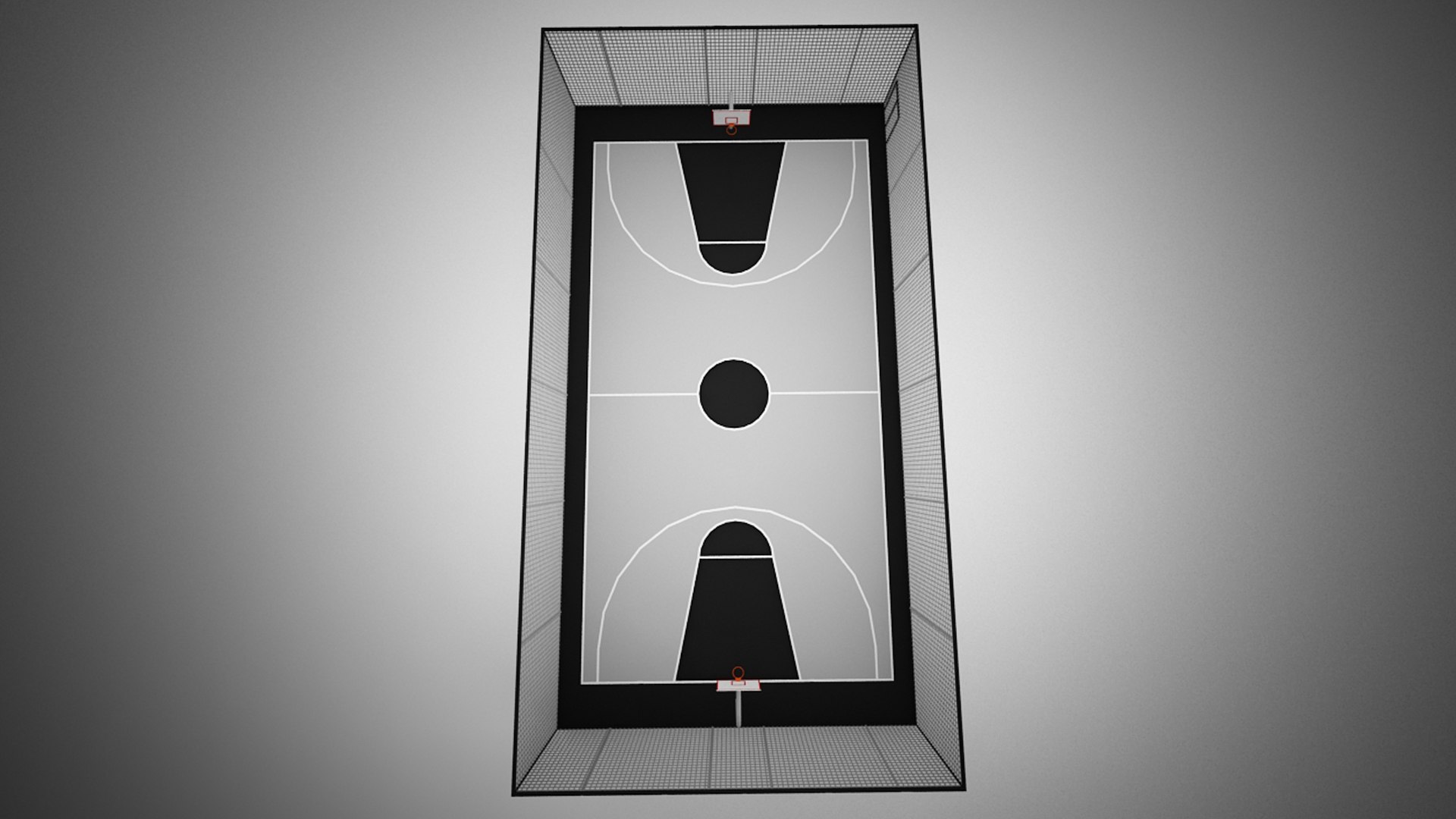 Street Basketball Court Model Model - TurboSquid 1970766