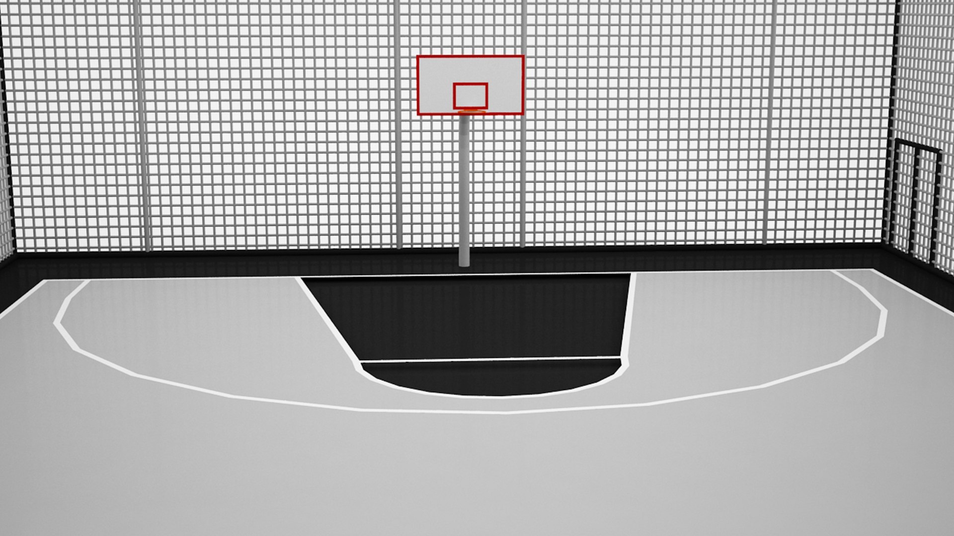 Street Basketball Court Model Model - TurboSquid 1970766