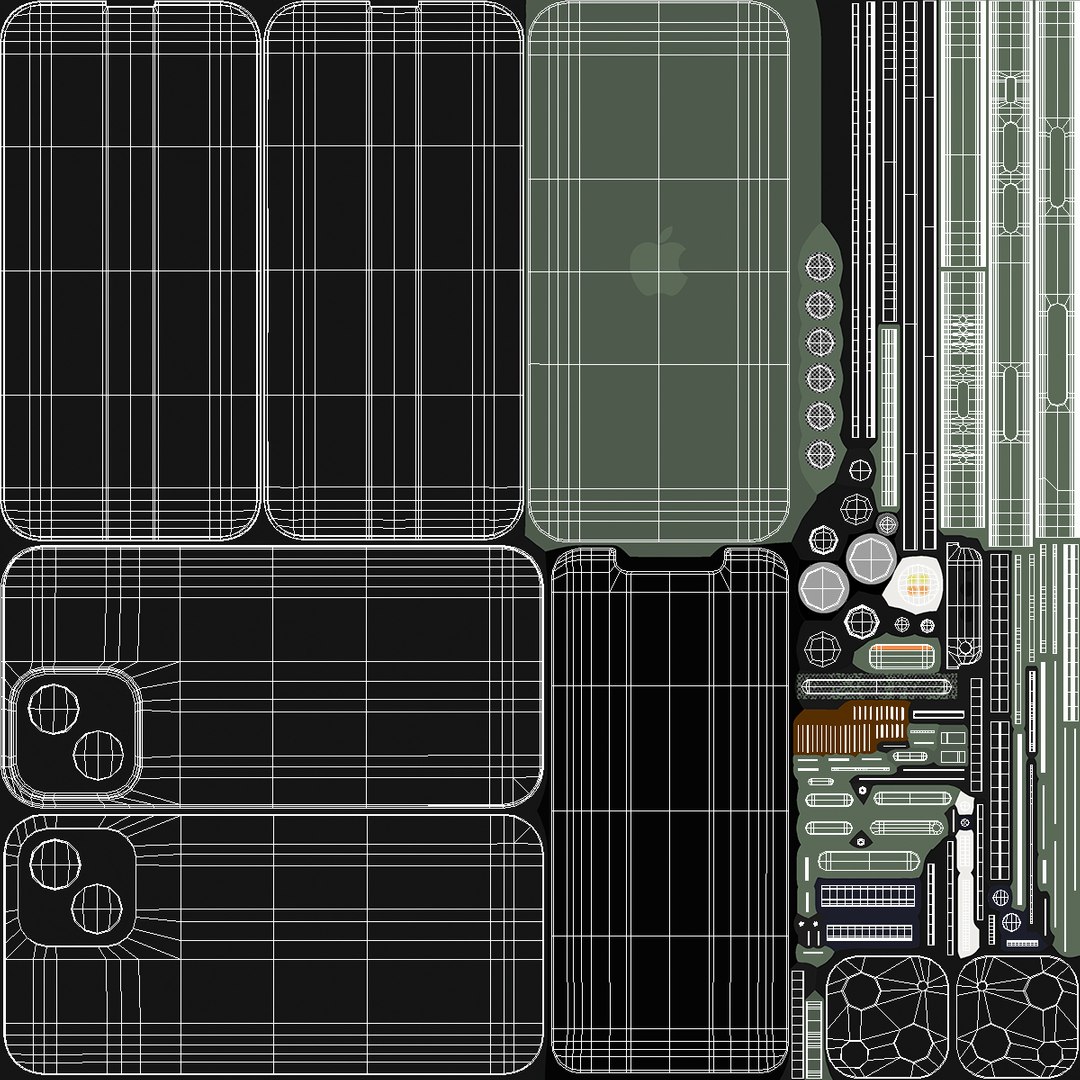 3D Apple iPhone 13 Mini Green model - TurboSquid 2002498