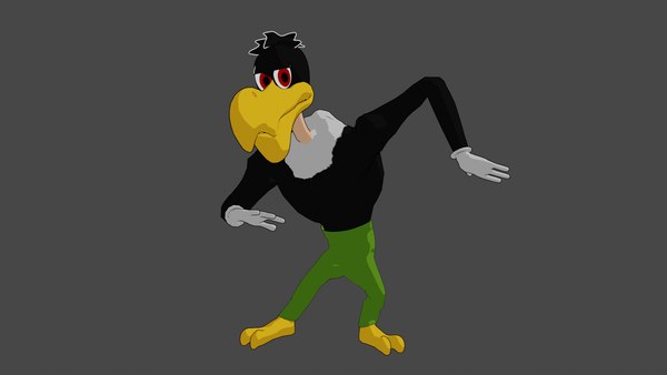 3D Buzzard - TurboSquid 1831865