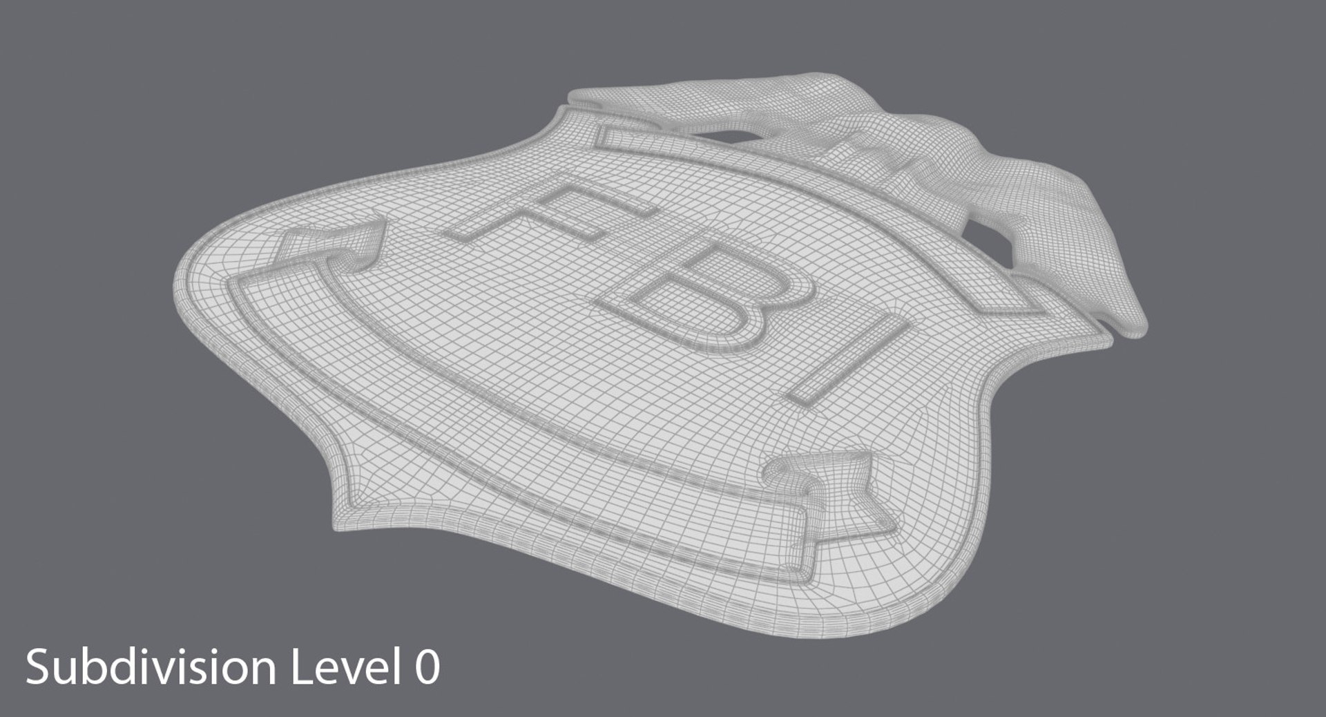 3D Fbi Badge - TurboSquid 1287579