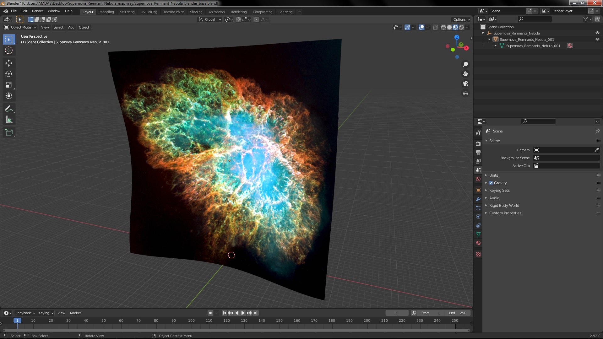 Supernova Remnant Nebula 3D Model - TurboSquid 1995246