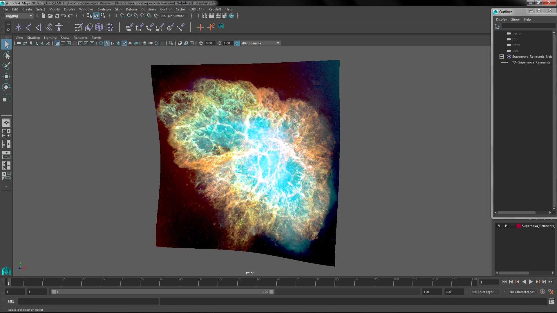 Supernova Remnant Nebula 3D Model - TurboSquid 1995246