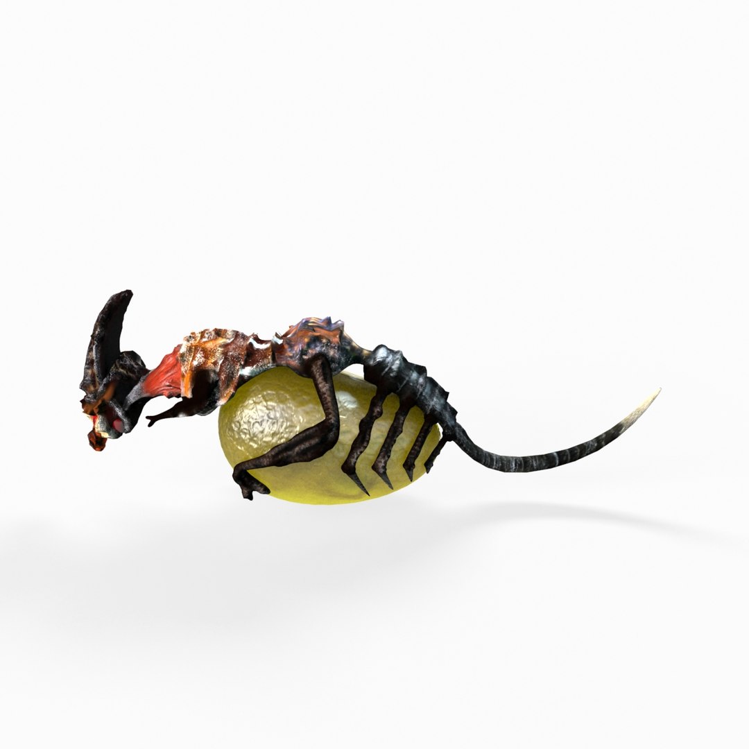 alien queen 3d model