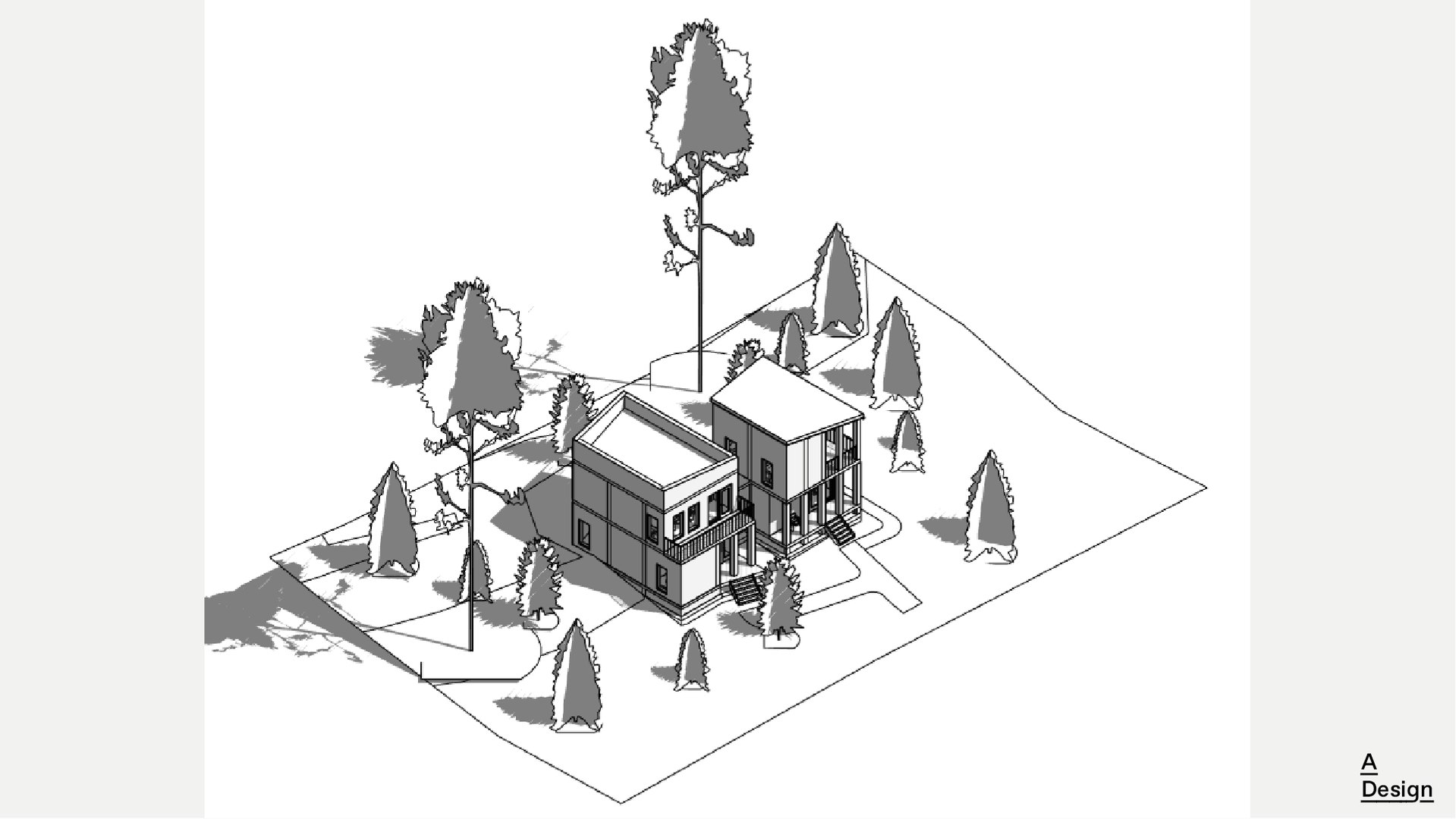 3D Model Two Houses - Revit Model - TurboSquid 2017263