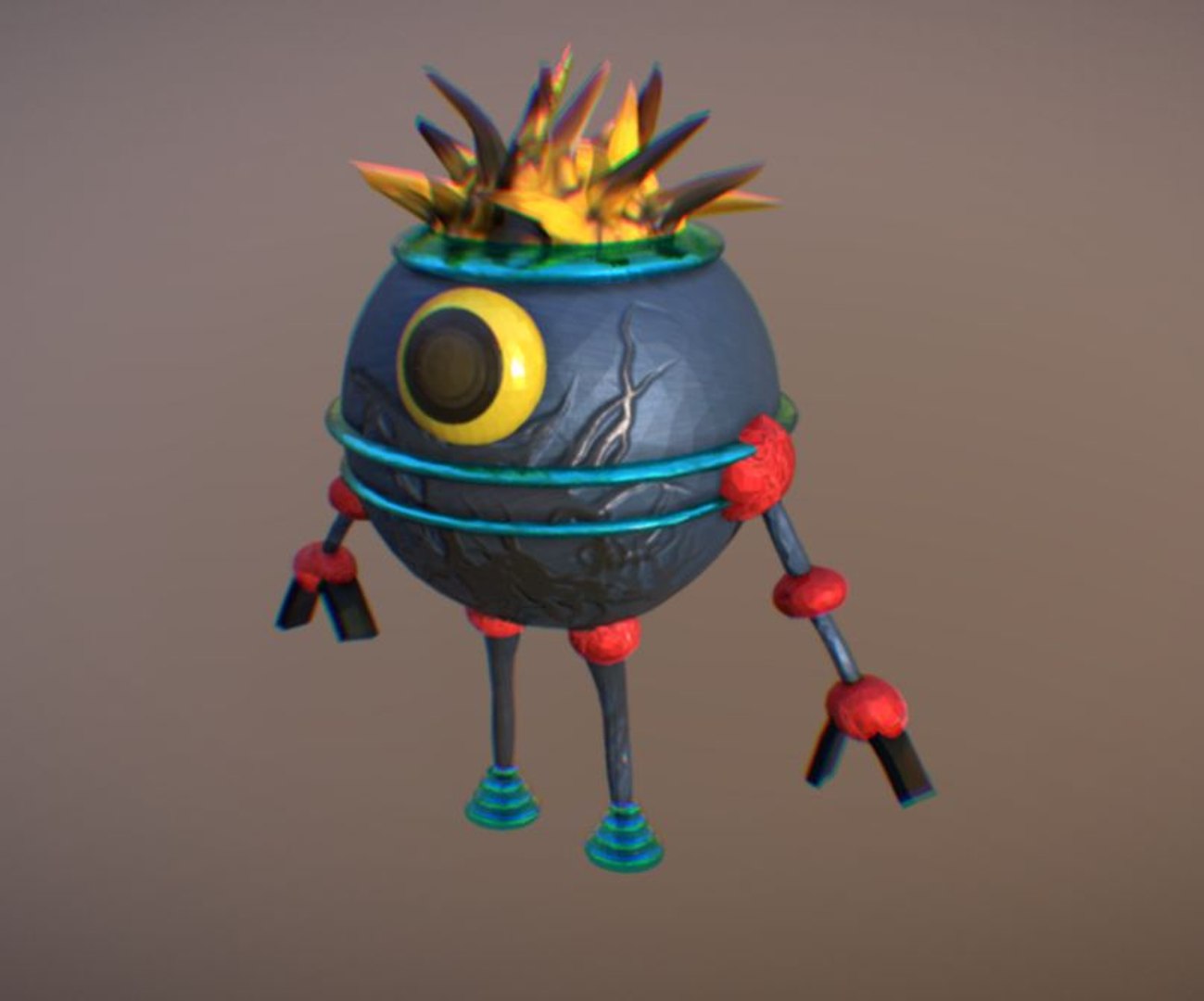 3D Mini Robot - TurboSquid 1399930