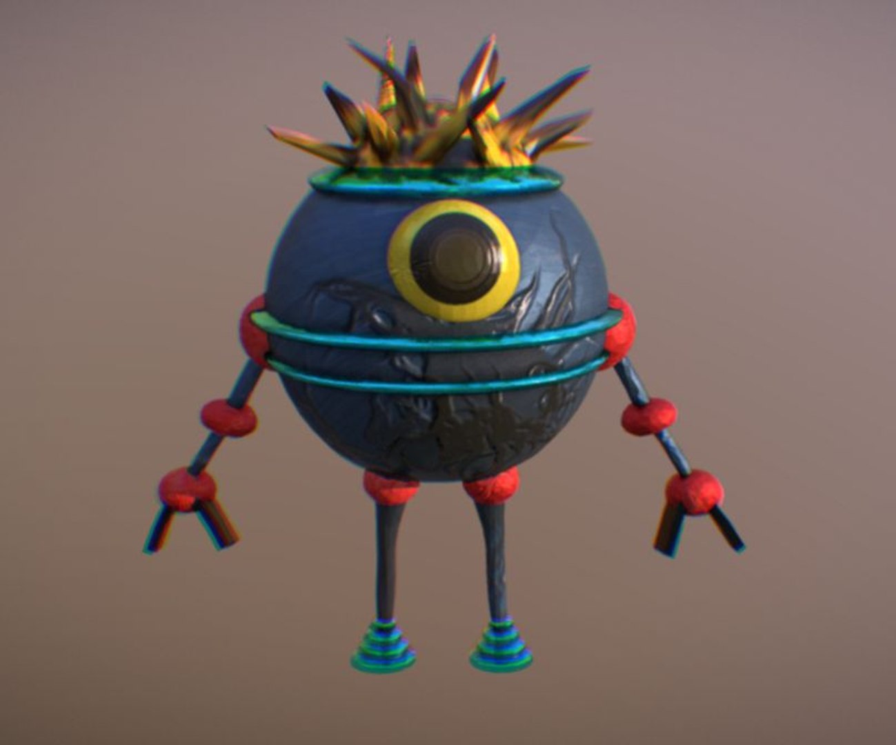 3D Mini Robot - TurboSquid 1399930