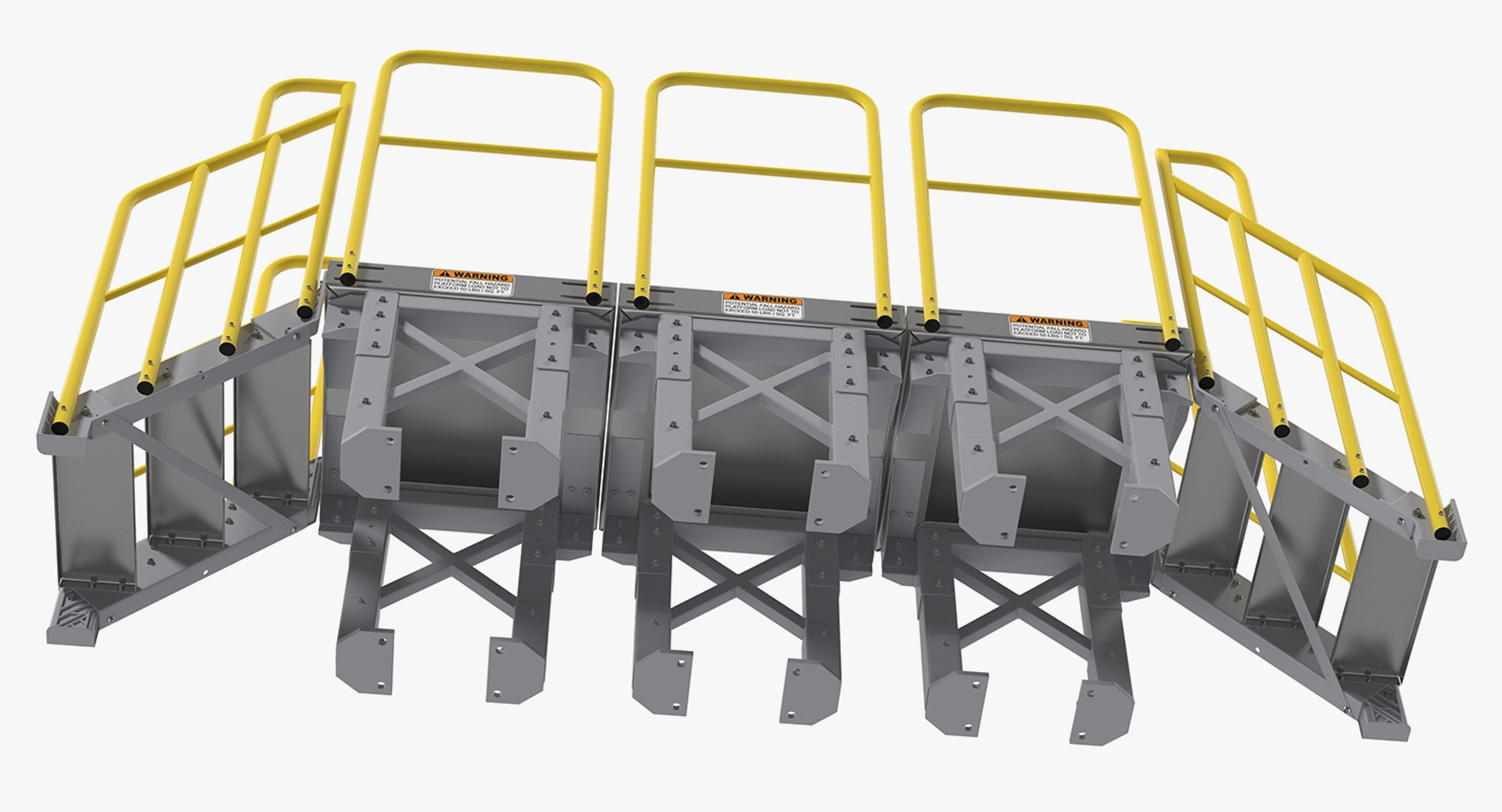 3D Industrial Stairs Model - TurboSquid 1381735