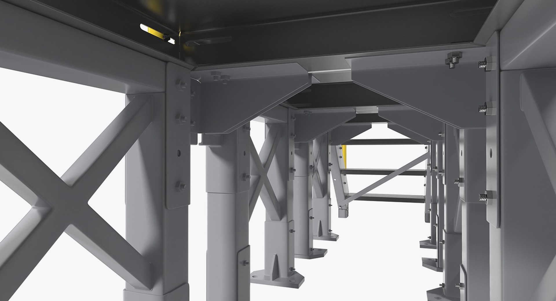 3D Industrial Stairs Model - TurboSquid 1381735