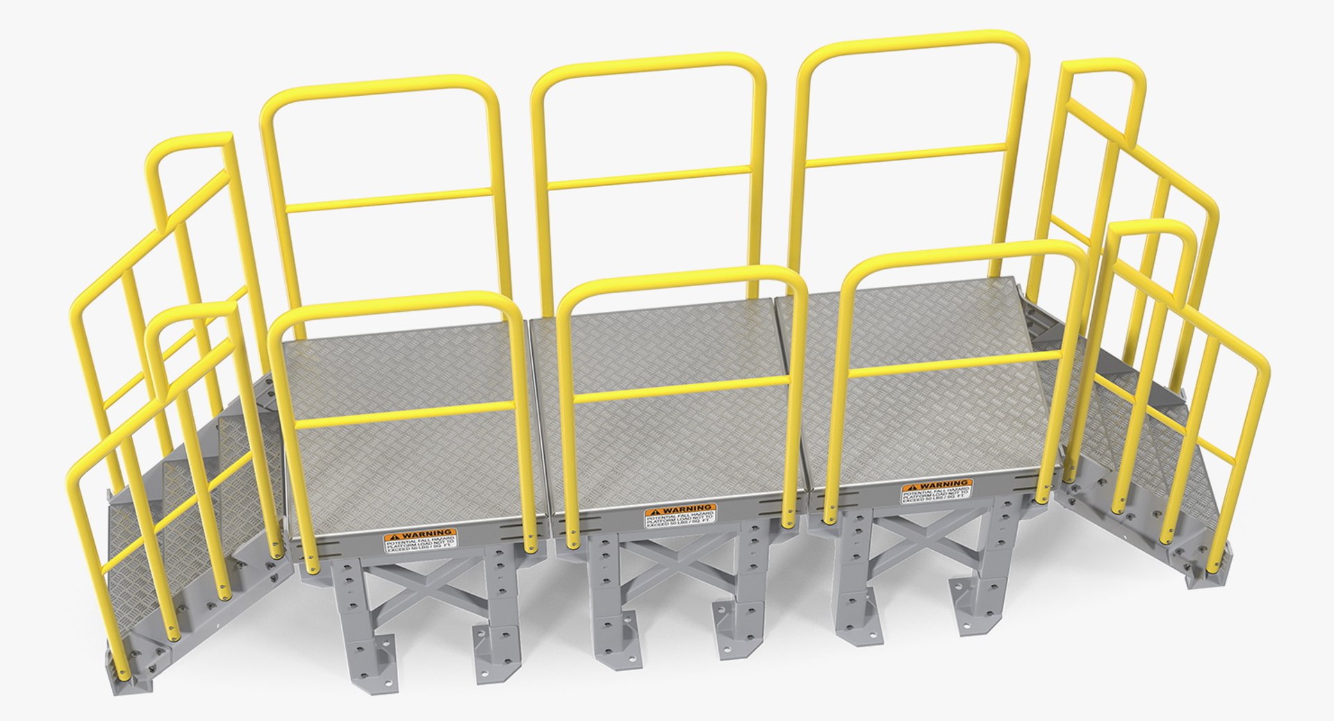 3D Industrial Stairs Model - TurboSquid 1381735