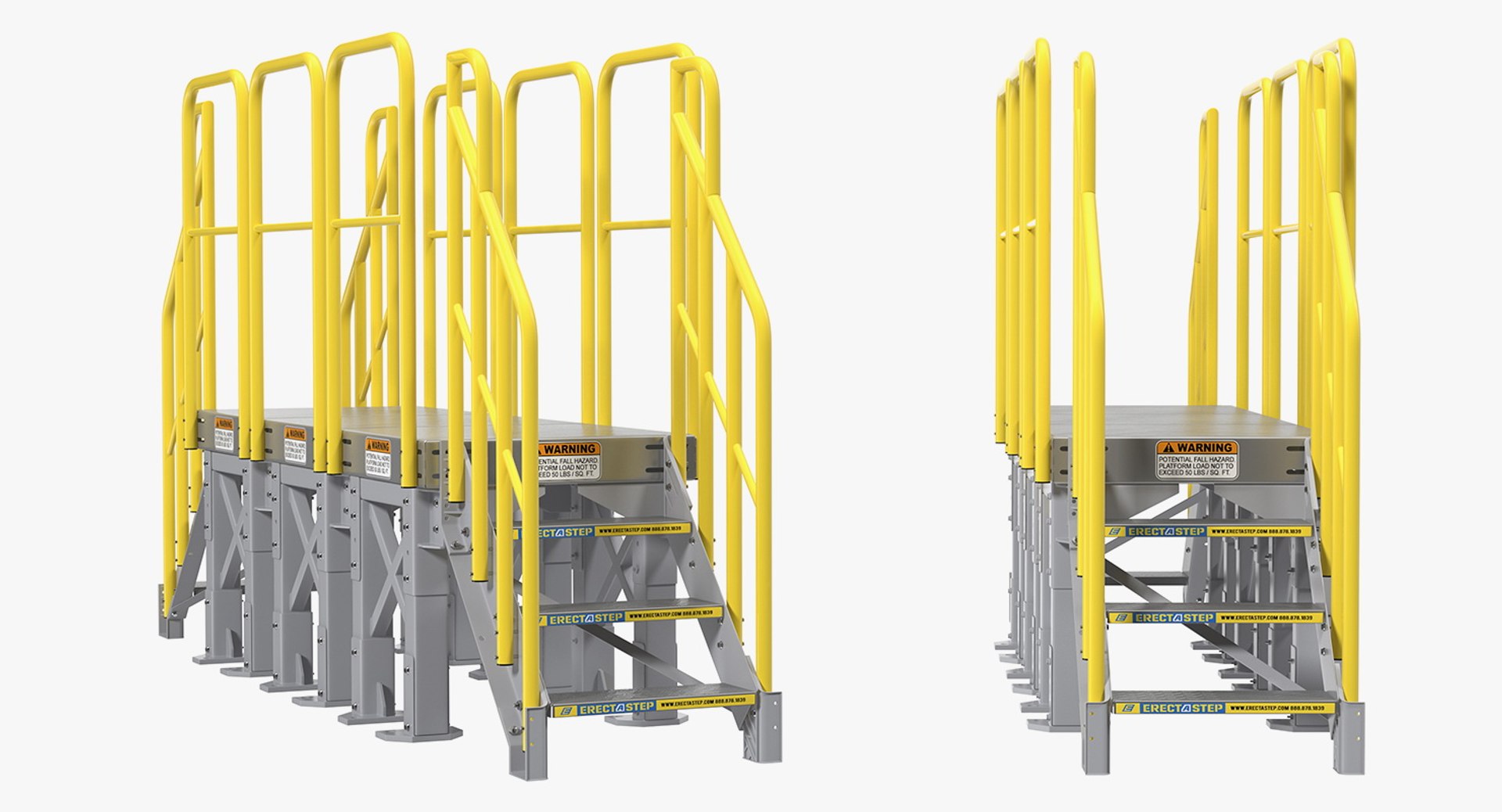 3D Industrial Stairs Model - TurboSquid 1381735