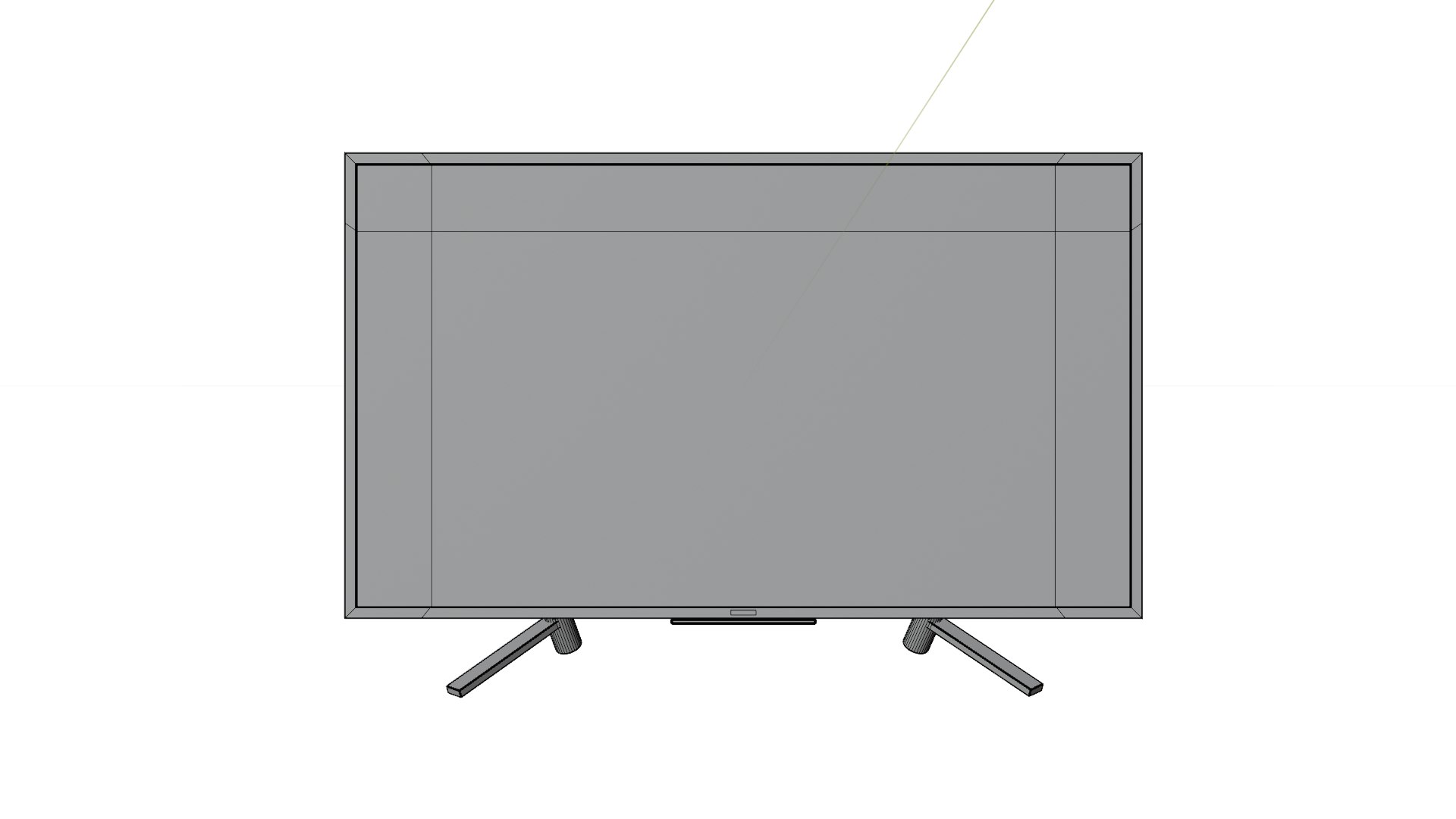 Sony Tv 50 Icnh 3D Model - TurboSquid 2212476