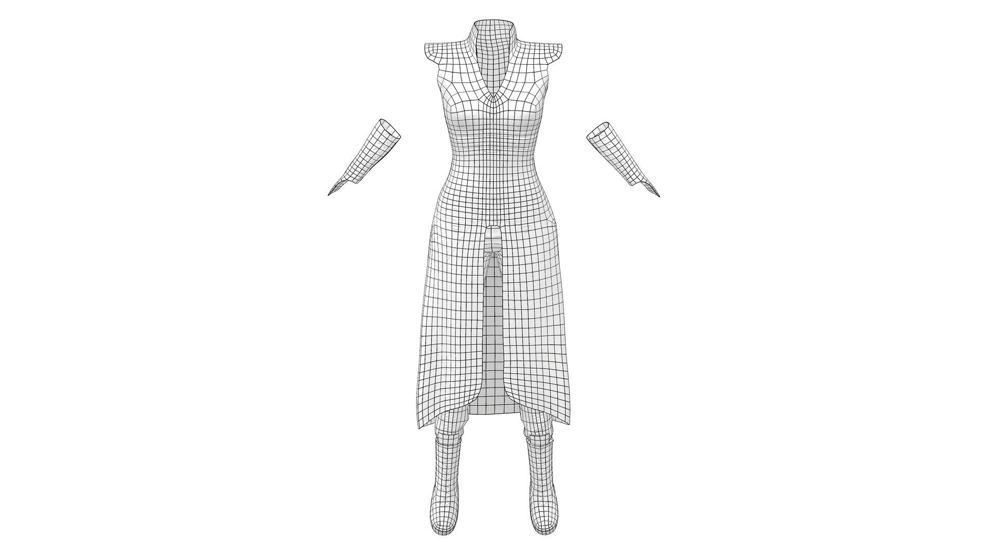 Period Outfit 3D Model - TurboSquid 1880160
