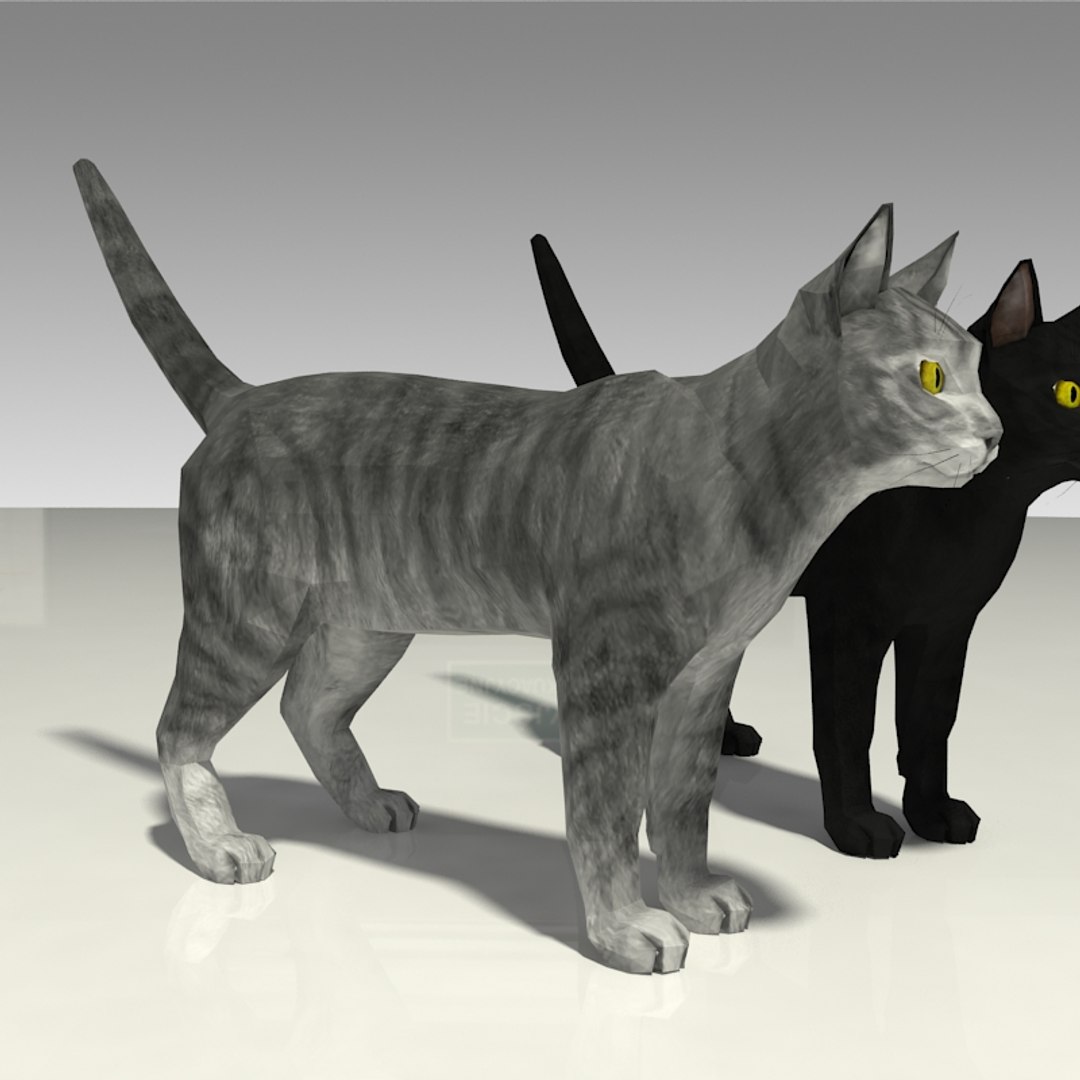 3D Model Photo-realistic Cats - TurboSquid 1222881