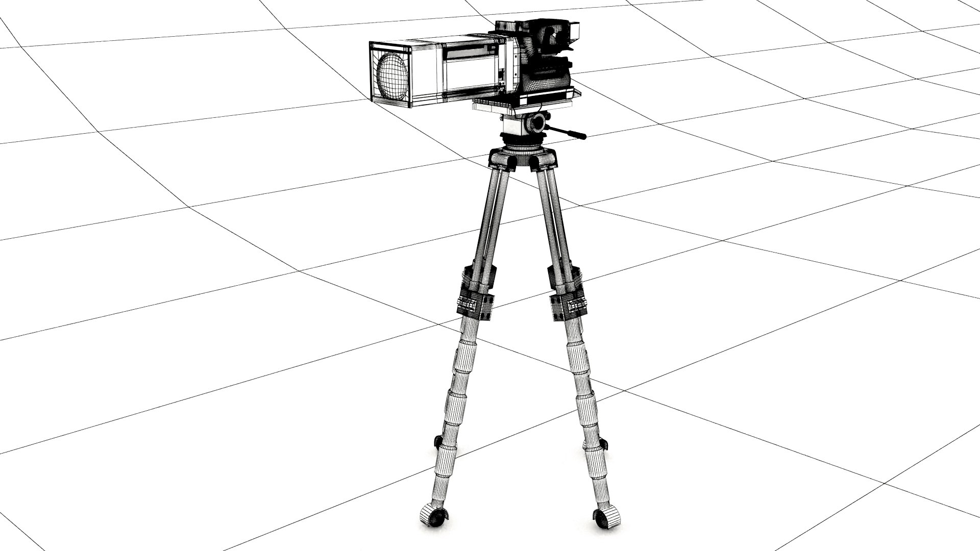 TV Camera 3D Model - TurboSquid 2068948