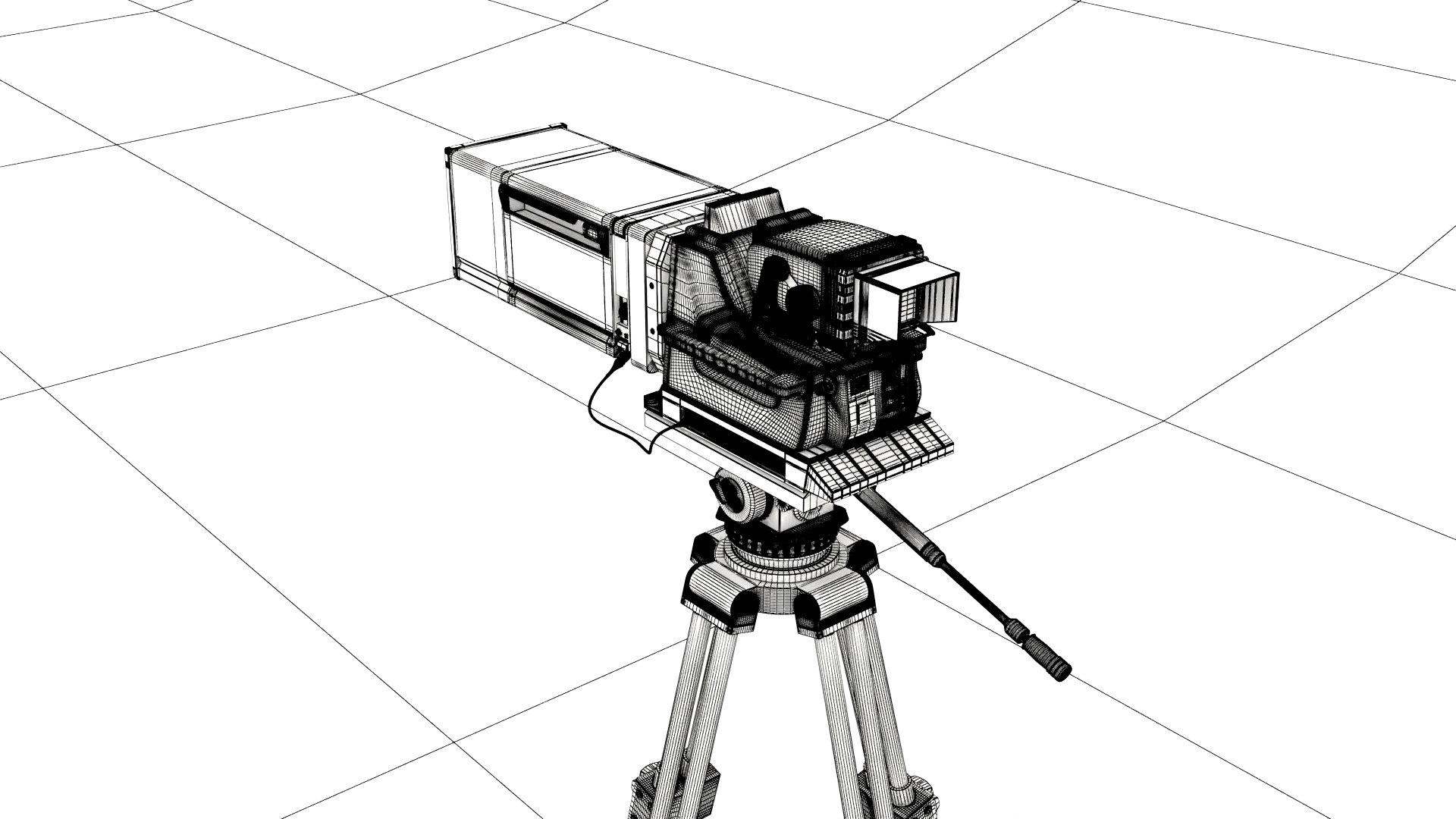 TV Camera 3D Model - TurboSquid 2068948