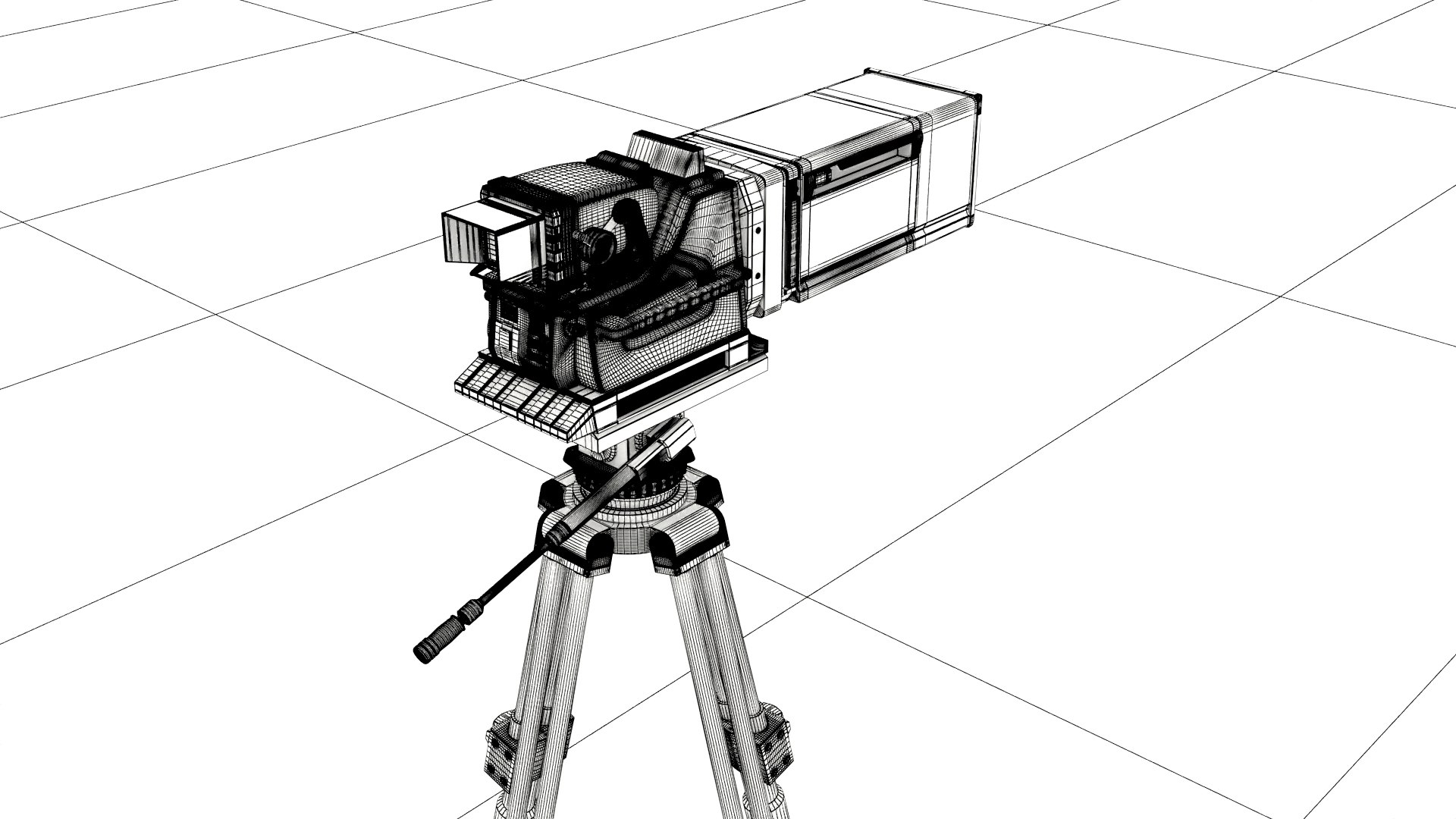 TV Camera 3D Model - TurboSquid 2068948