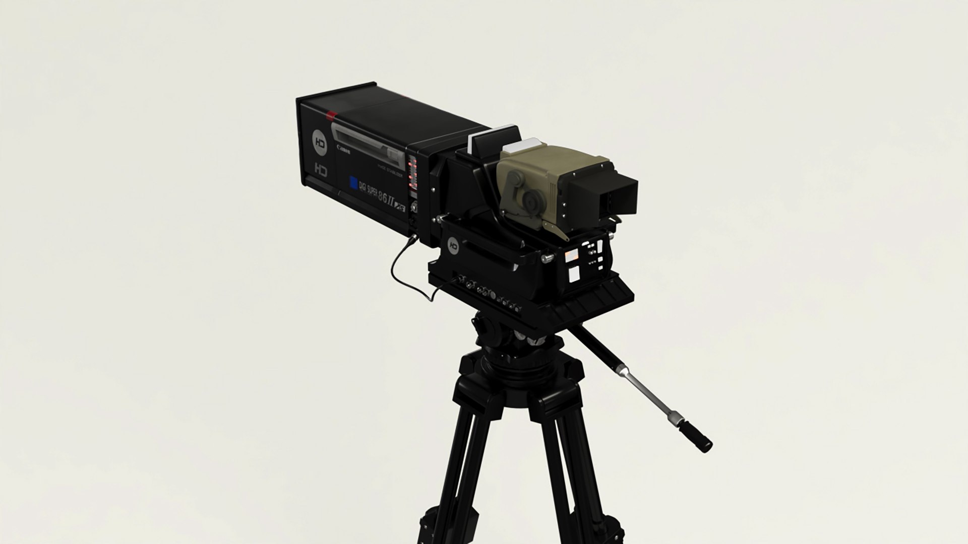 TV Camera 3D Model - TurboSquid 2068948