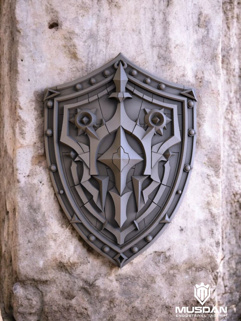 3D Ornate Fantasy Shield High Detail 3D Printable Model - TurboSquid ...