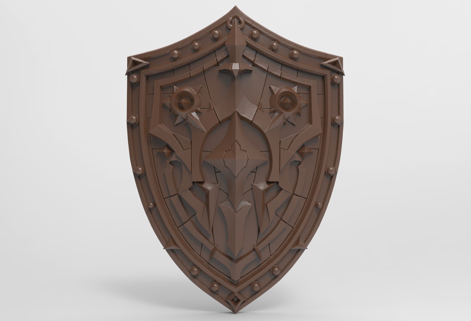 3D Ornate Fantasy Shield High Detail 3D Printable Model - TurboSquid ...