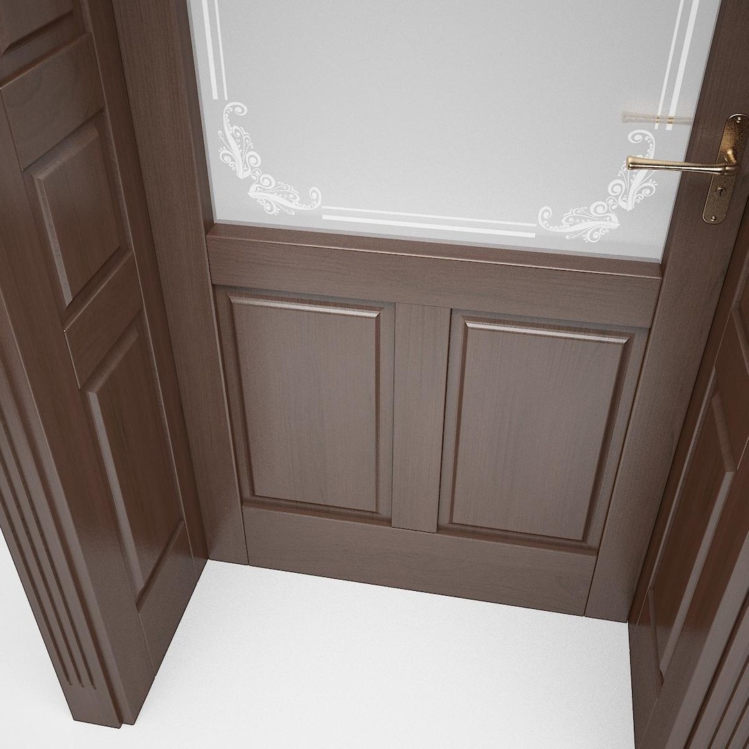 V-ray door classic 3D model - TurboSquid 1268218
