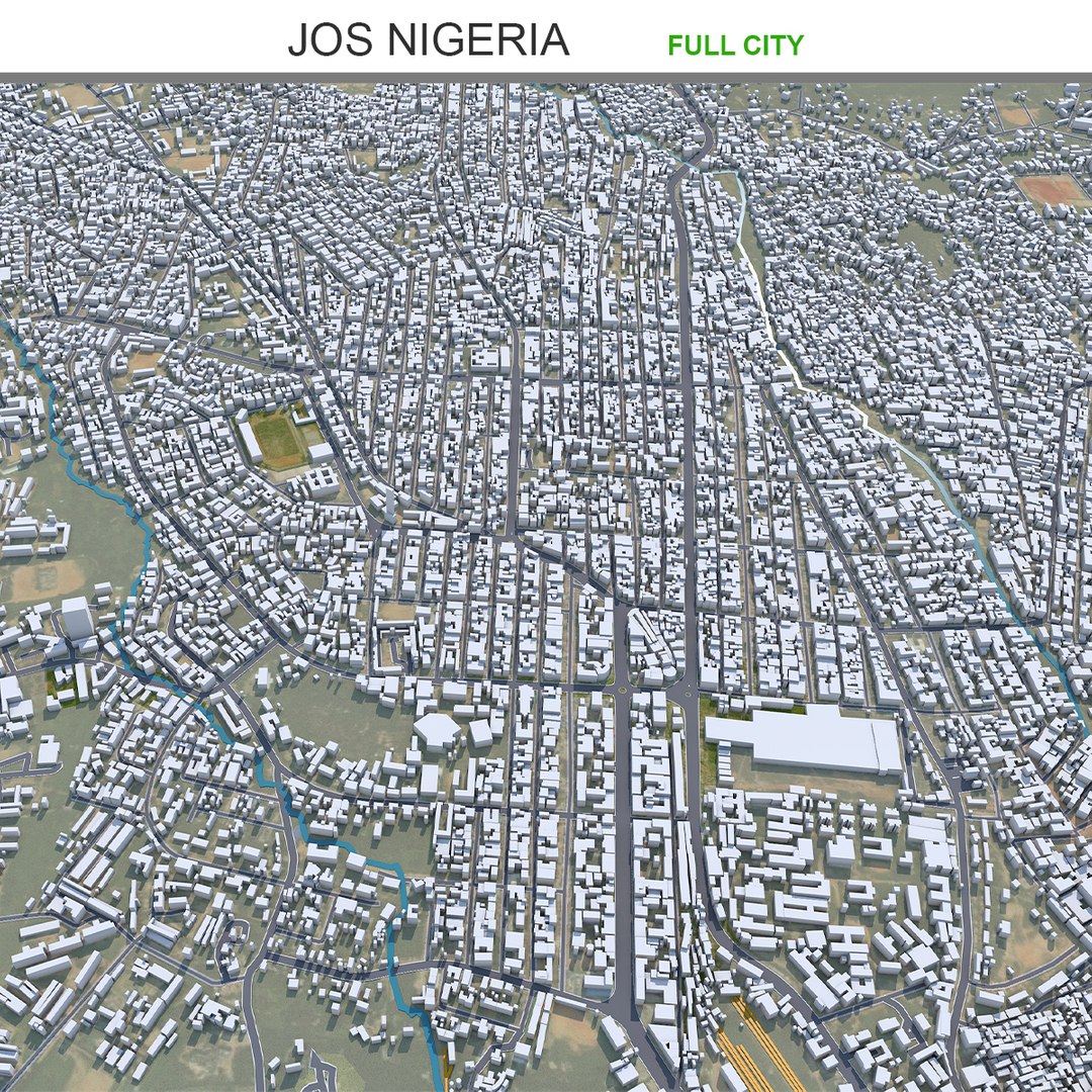 3D Model Jos Nigeria - TurboSquid 2100247