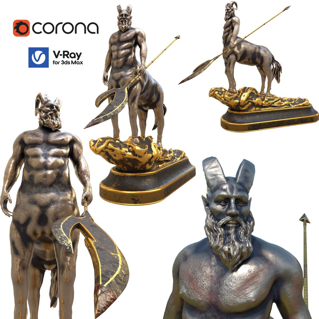 3D Santor Sculpture - TurboSquid 2089028