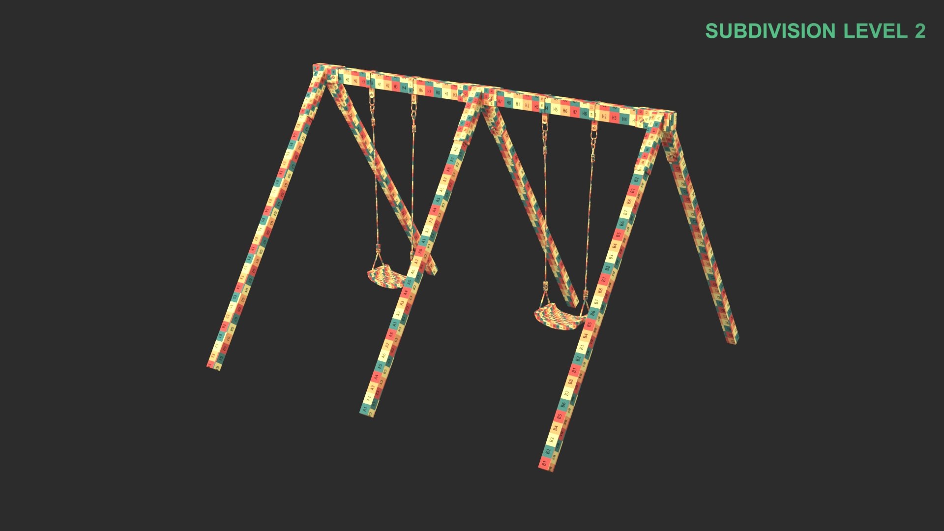 3D Double Swing - TurboSquid 2336078