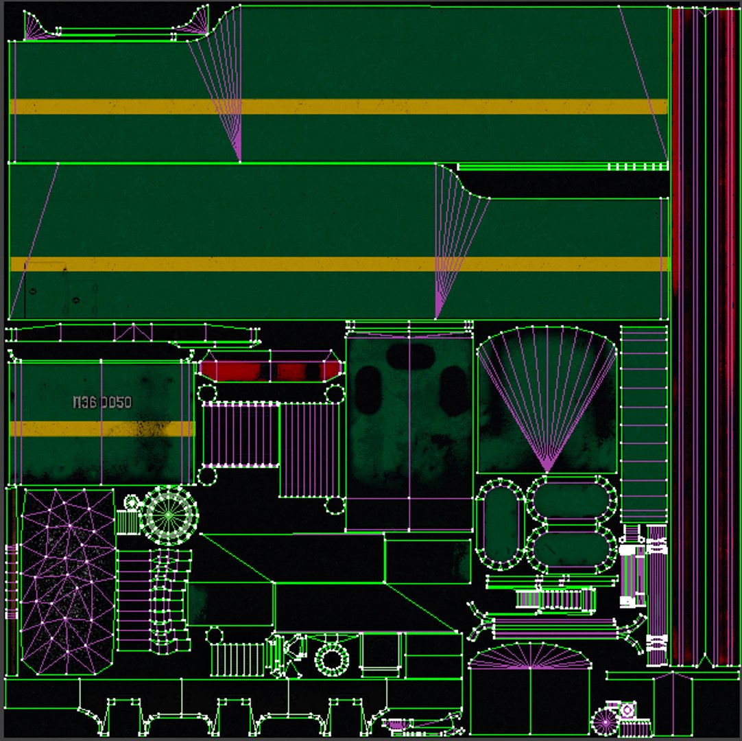 3d 3ds soviet steam locomotive p36