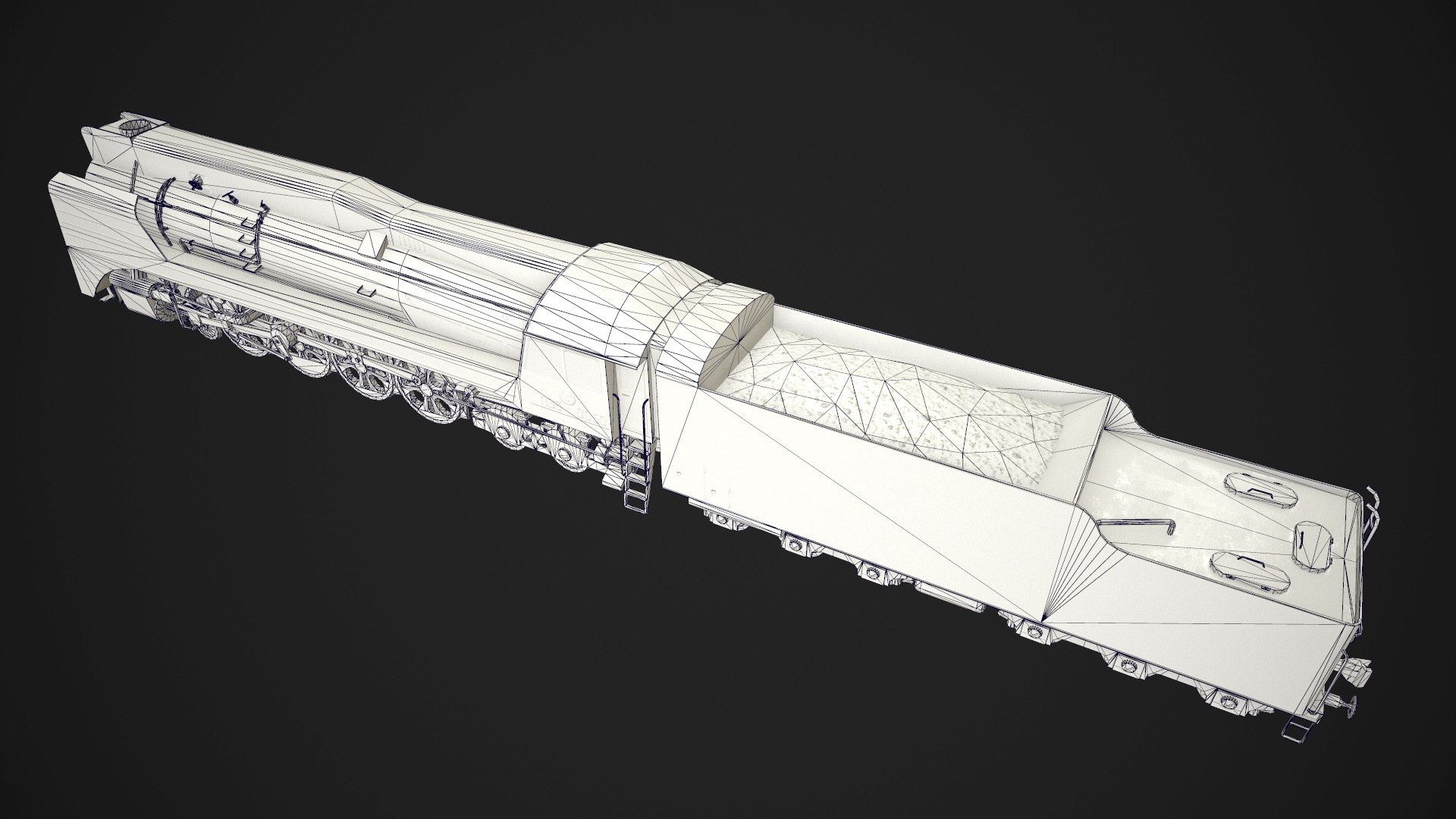 3d 3ds Soviet Steam Locomotive P36