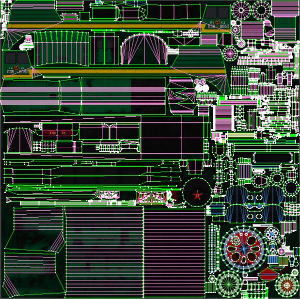 3d 3ds soviet steam locomotive p36