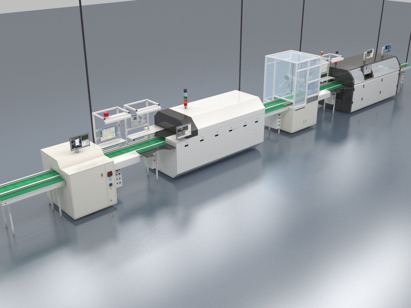 Production Line 03 3D Model - TurboSquid 1904683