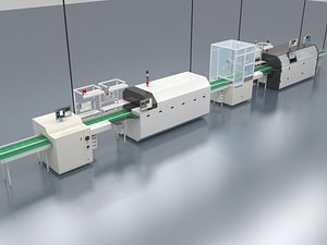 Production Line 3d Max