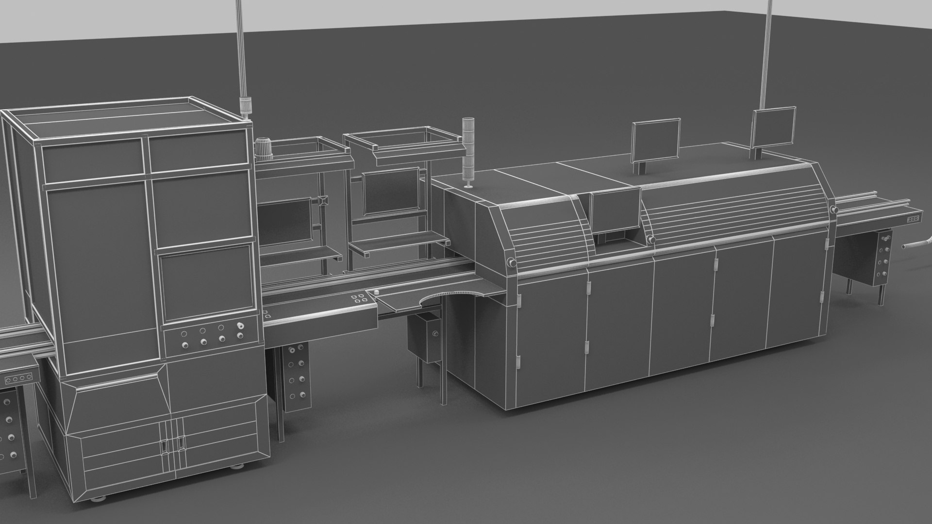 Production Line 03 3D Model - TurboSquid 1904683