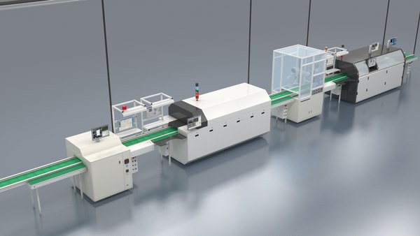 Production line 03 3D model - TurboSquid 1904683