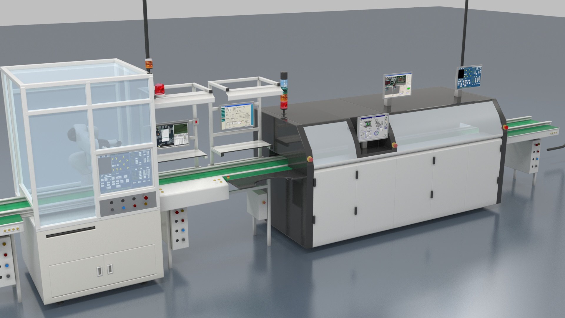 Production Line 03 3D Model - TurboSquid 1904683