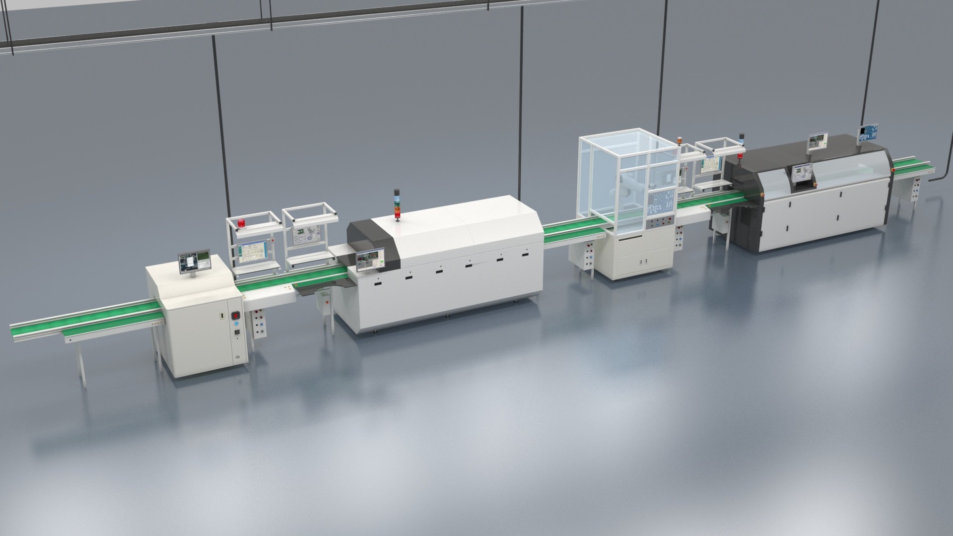 Production Line 03 3D Model - TurboSquid 1904683