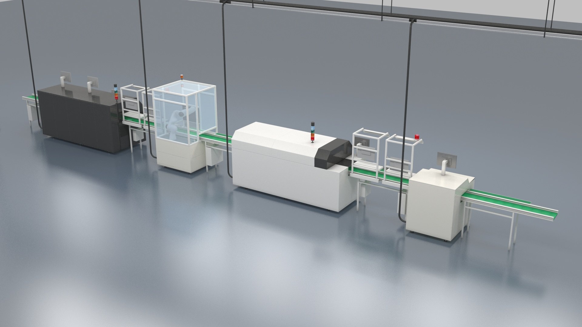 Production Line 03 3D Model - TurboSquid 1904683