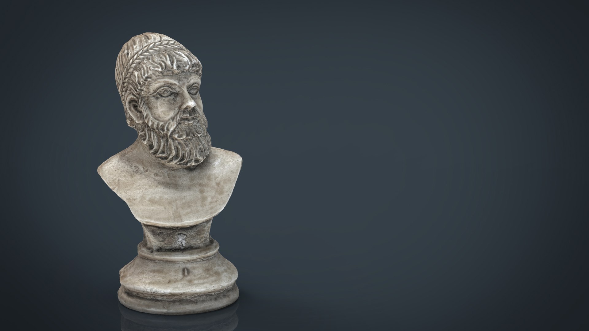 Greek Bust 3d Model