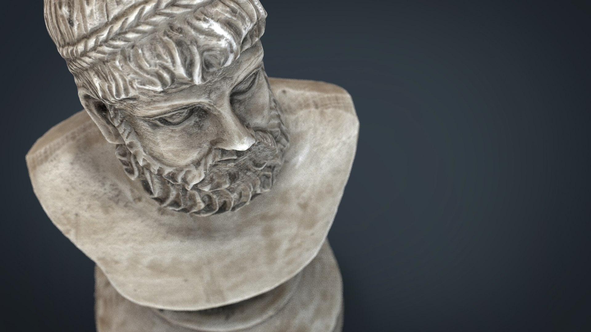 Greek Bust 3d Model