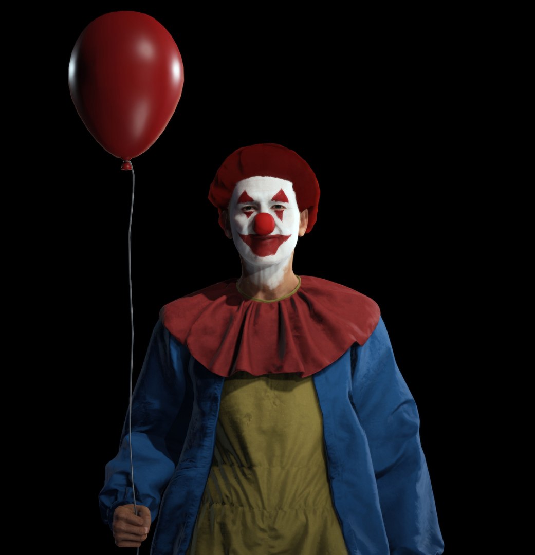 Clown 3D Model - TurboSquid 1809530