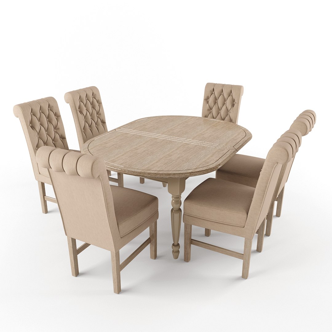 3D Model Soft Chair Arthur Table - TurboSquid 1197191