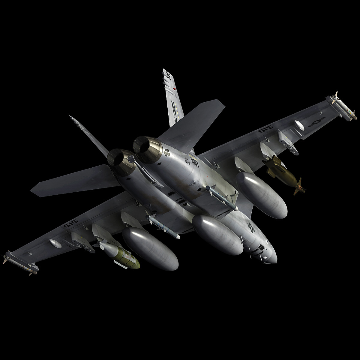 f a-18e super hornet 3d model