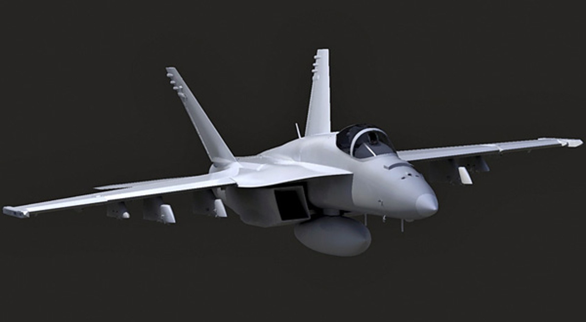 f a-18e super hornet 3d model