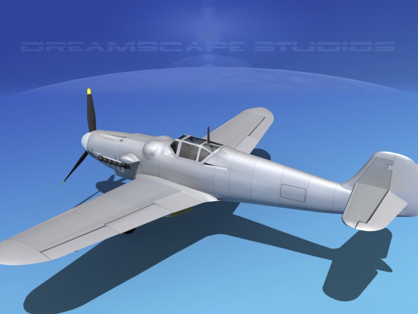 3ds messerschmitt bf-109 fighter