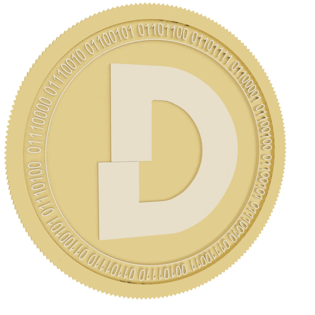 3D Model Davinci Coin Gold - TurboSquid 1495584